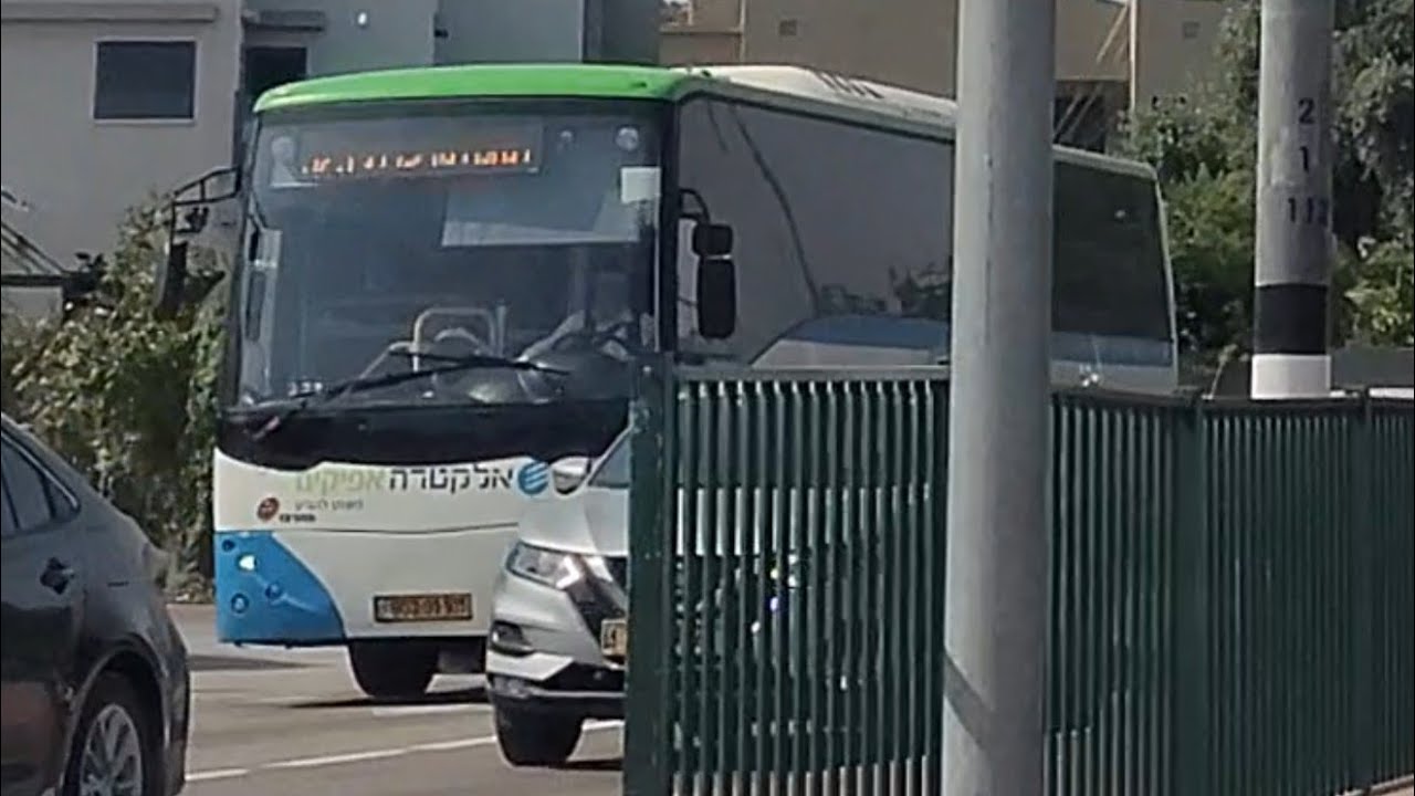 Mercedes Benz Oc500 Barak 21 of Electra Afikim on Route 323 on Herzl st ...