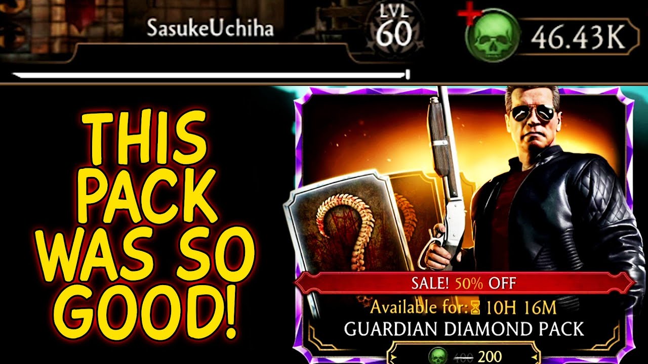 MK Mobile. Another Epic Guardian Terminator Pack Opening. BEST PACK OF ...