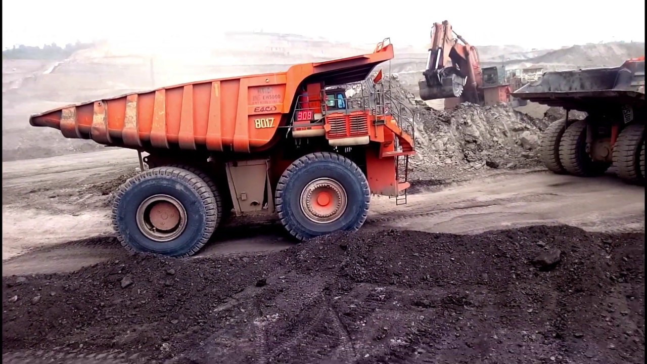 Truck HD EUCLID EH5000 Tambang batu bara - YouTube