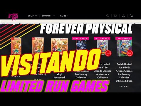 VISITANDO LA TIENDA DE LIMITED RUN GAMES - [ Forever Physical ] #1 ...
