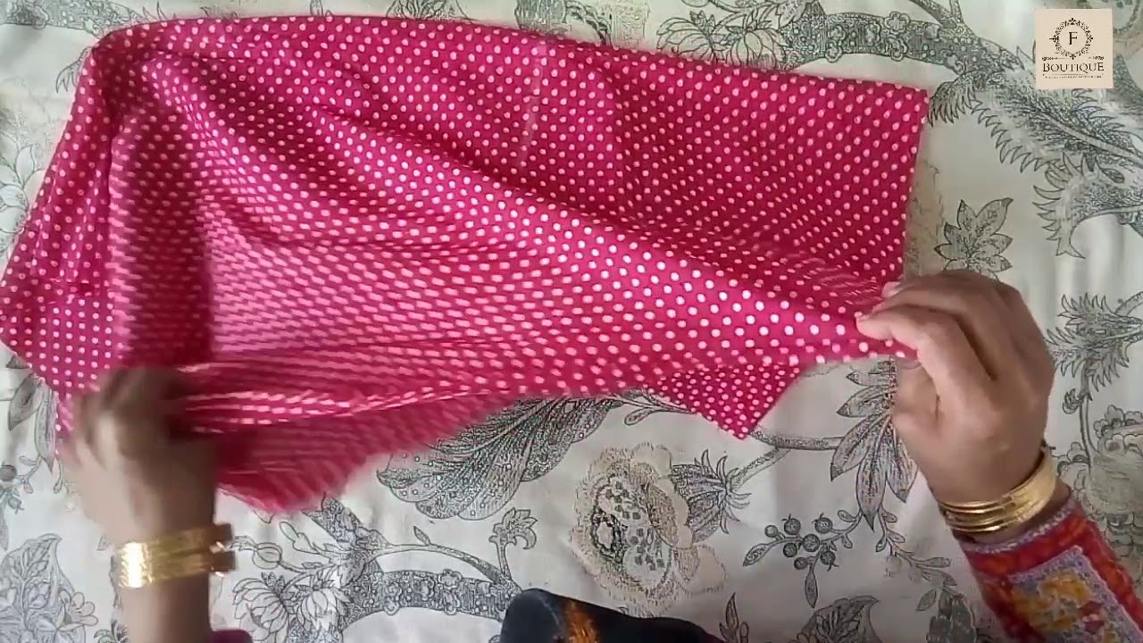 How to make A line shirt with box plate cutting and stitching full ...