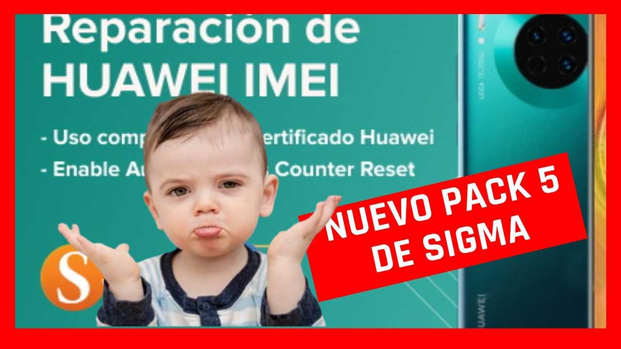 NUEVO Pack 5 de SigmaKey TODOS sus DETALLES IMEI Repair HUAWEI y como ...