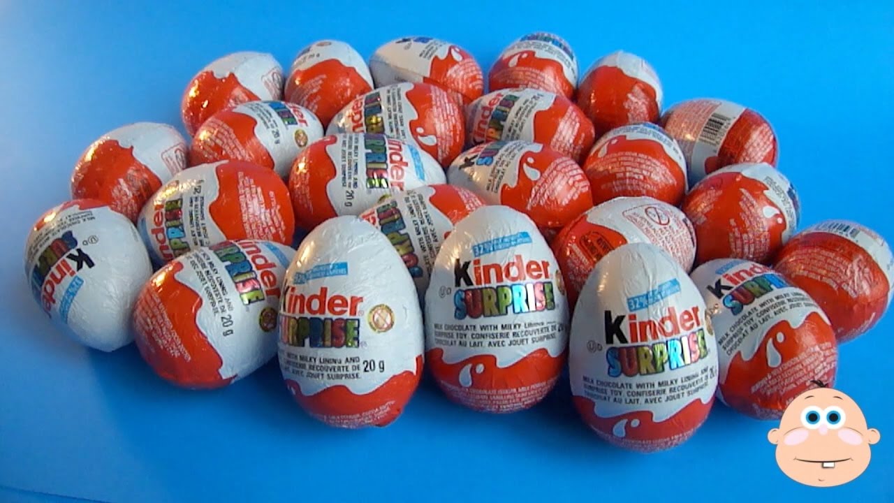 24 Kinder Surprise Eggs Unwrapping New Big Box of MARVEL Toys Opening ...