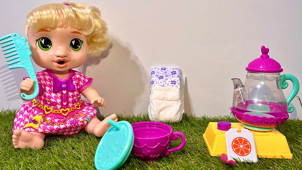 Baby Alive Playset | Satisfying Unboxing Baby Alive Pretend Play Toys ...