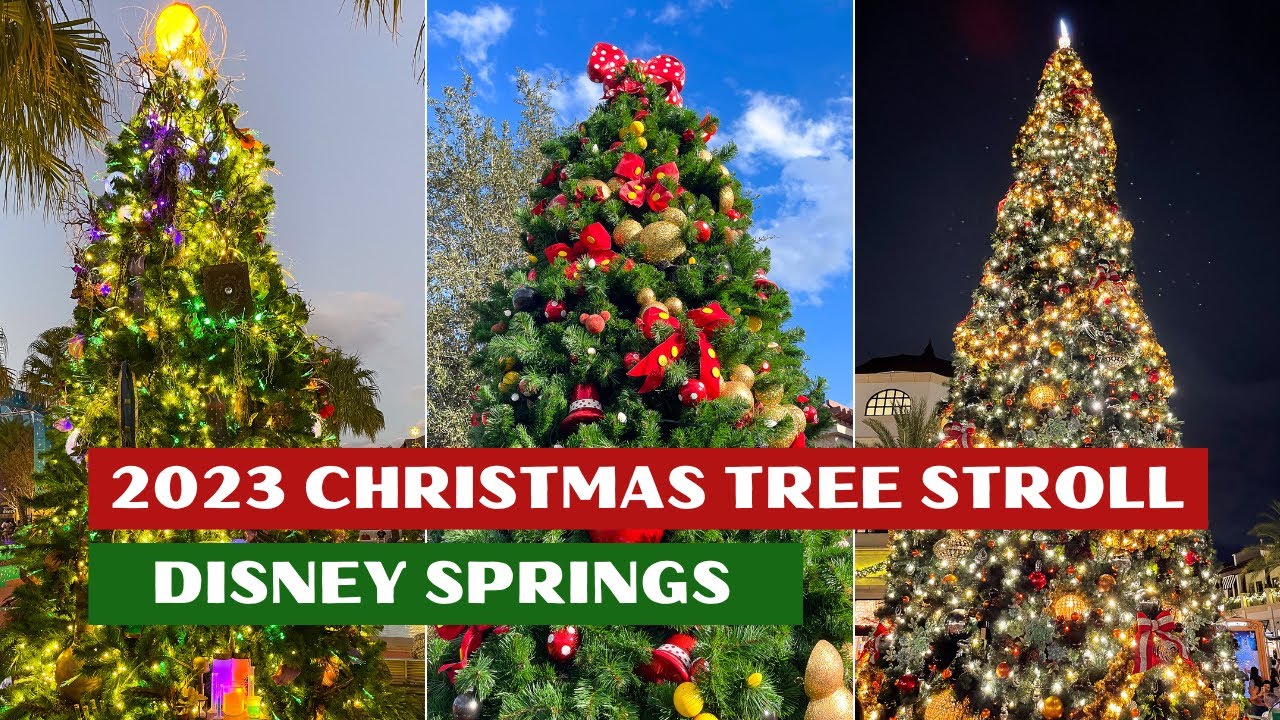 2023 Disney Springs Christmas Tree Stroll - See all 19 Trees and Watch ...