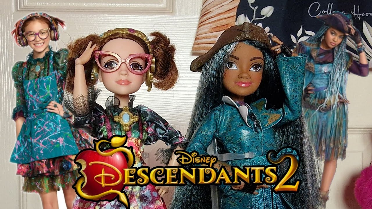 Descendants 2 Dizzy and Uma signature dolls review 🪞🐙 - YouTube