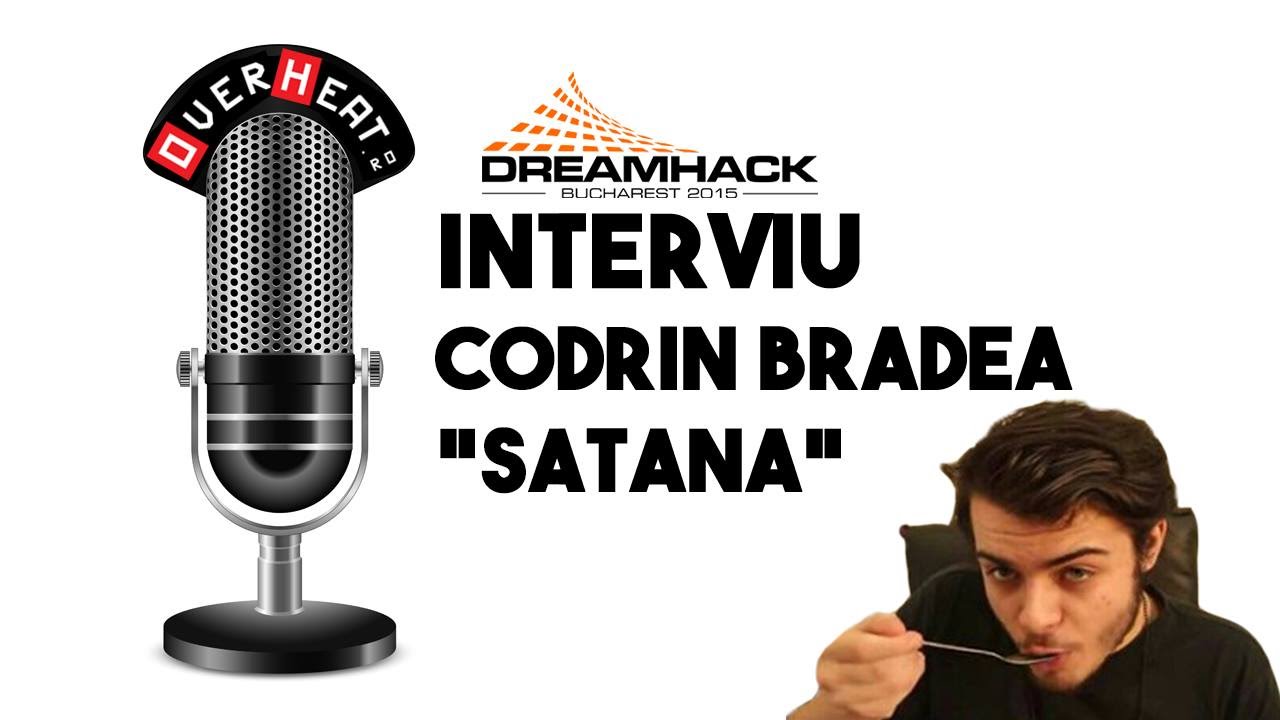 DreamHack Bucharest 2015 - Interviu Codrin Bradea "Satana" - YouTube