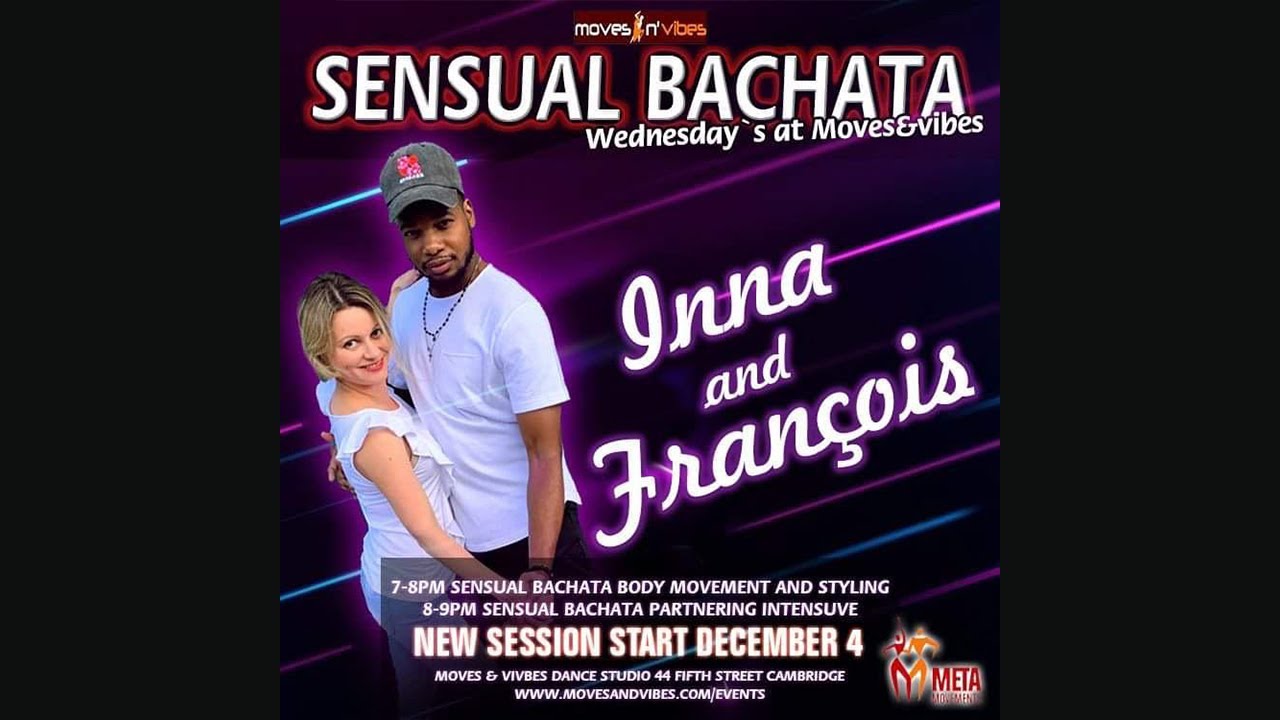 Sensual Bachata Improv by Inna and Francois - YouTube