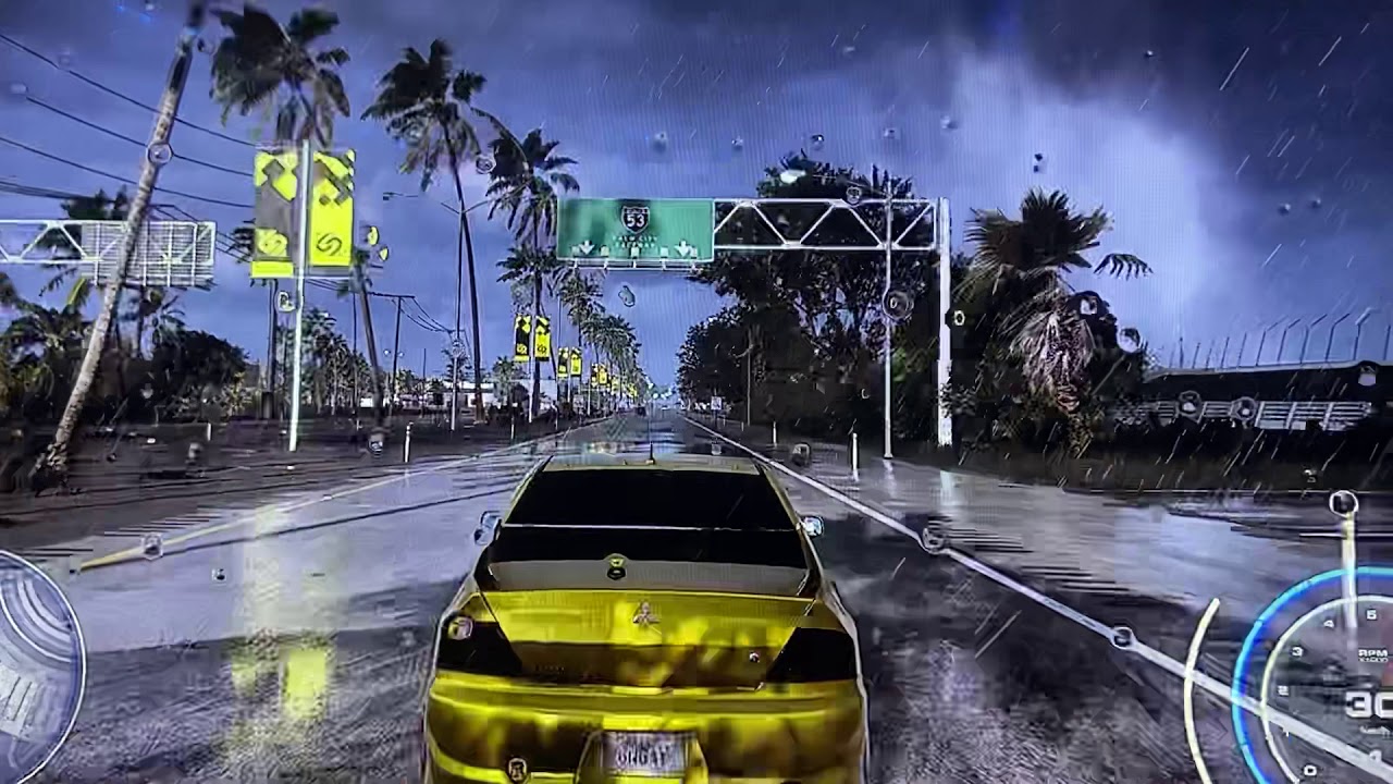 Backfire Mitsubishi lancer evolution IX need for speed heat - YouTube