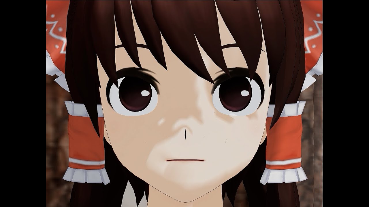 [Touhou MMD] Reimu Hakurei says Абоба - YouTube