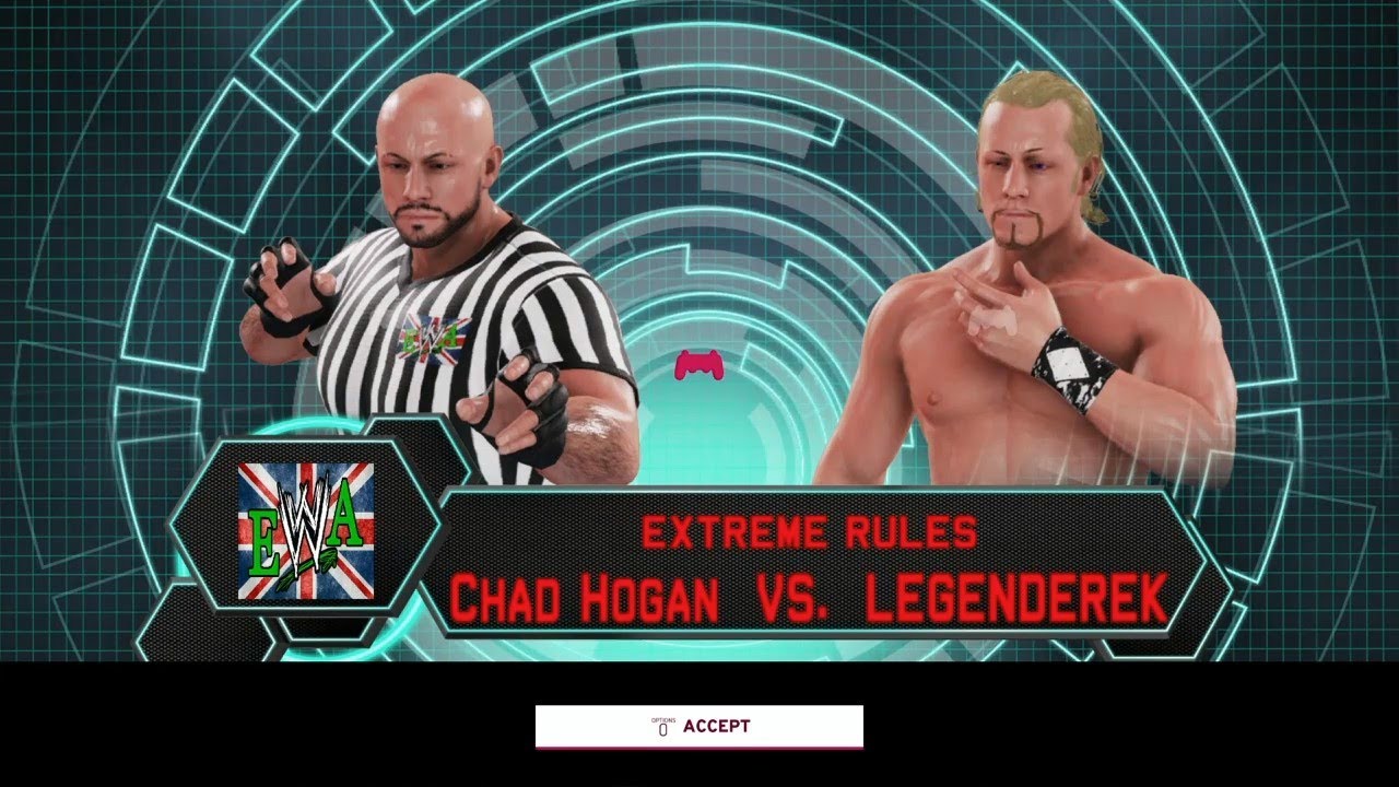 (WWE 2K20) Chad Hogan vs. Legenderek - Chamber of Gold Qualifying Match ...