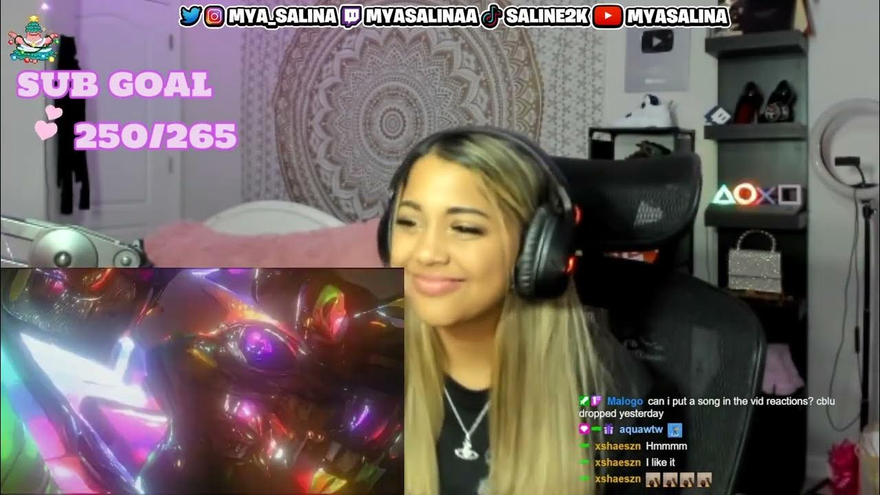 Mya Salina REACTS to "tana - red (Official Music Video)" - YouTube