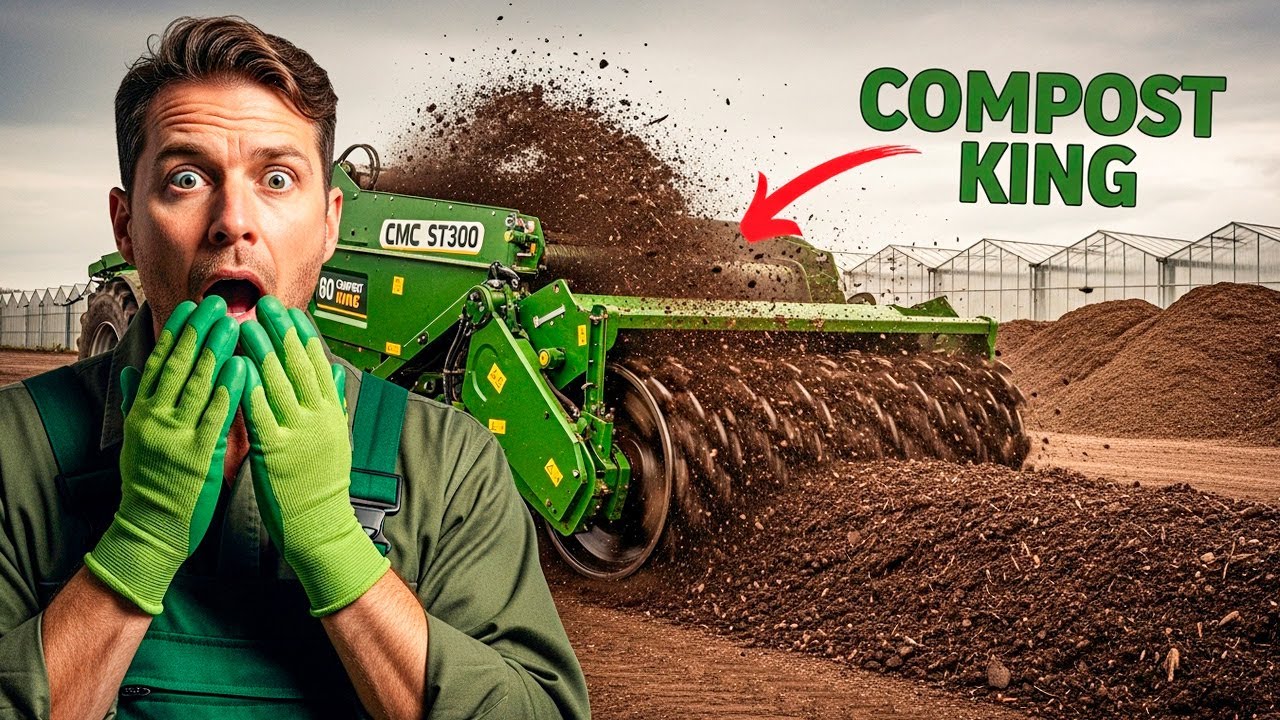 IT TURNS 1,000 CUBIC METERS OF COMPOST AN HOUR?! ♻️ | CMC ST300 IS A ...