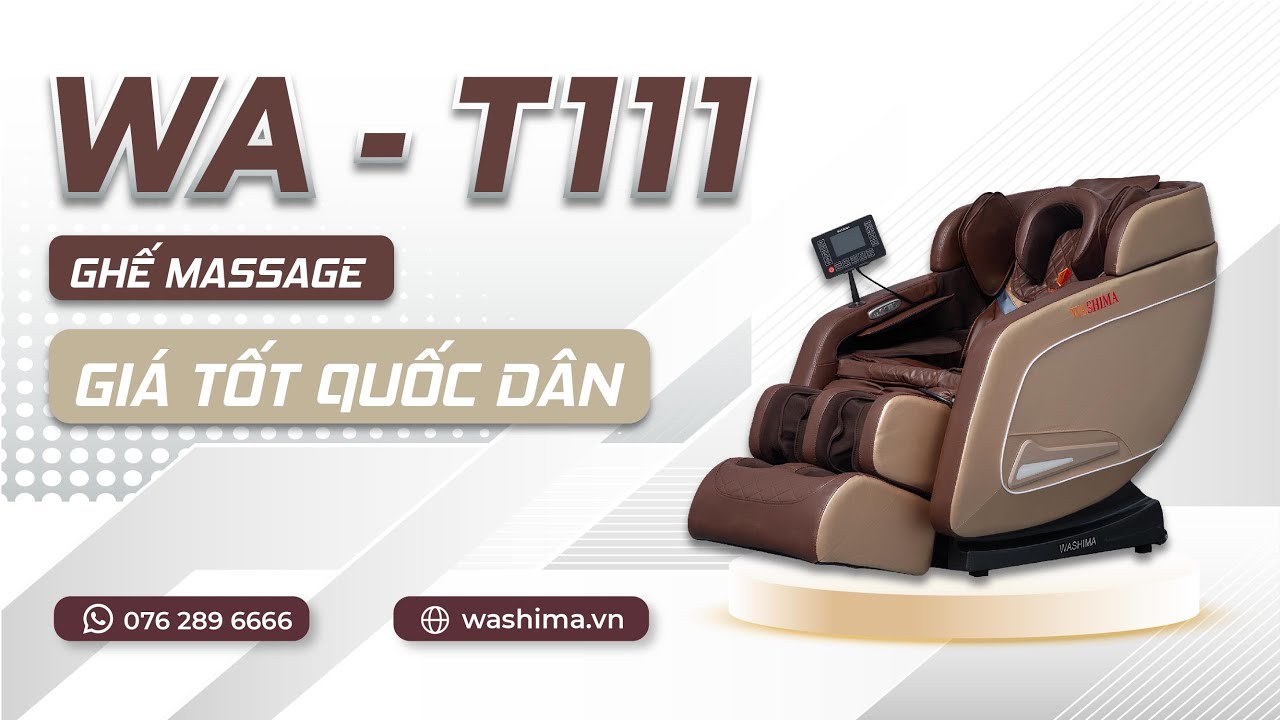 WASHIMA - T111 | GHẾ MASSAGE CÔNG NGHỆ NHẬT BẢN | SẢN PHẨM HẠNH PHÚC ...