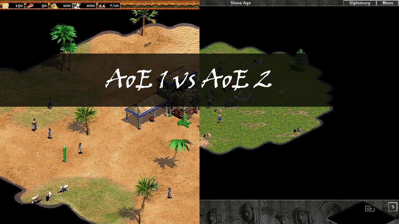 Important differences between AoE I & AoE II - YouTube