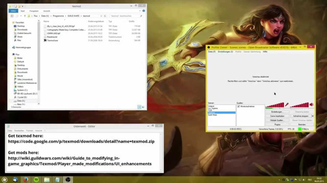 Guild Wars - Texmod - YouTube