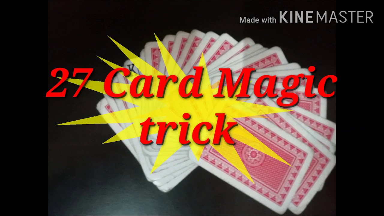 27 cards magic trick - YouTube