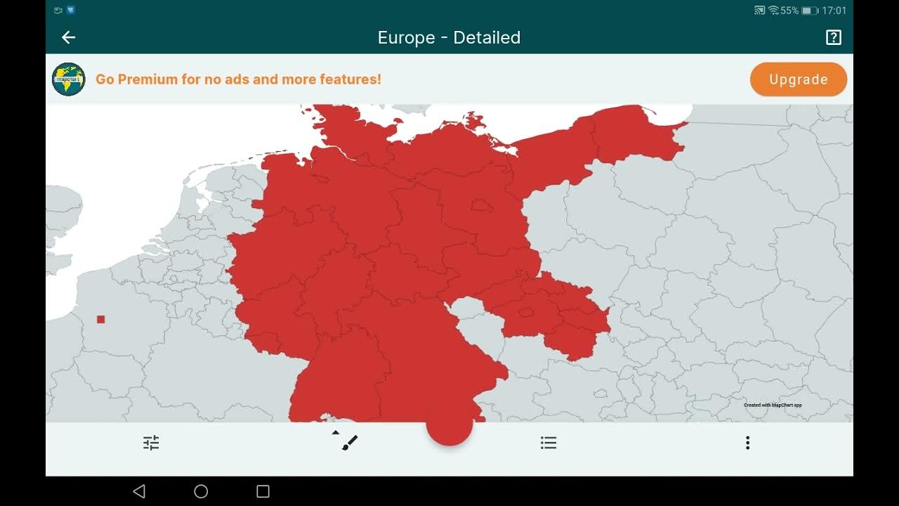 I made German empire on mapchart - YouTube