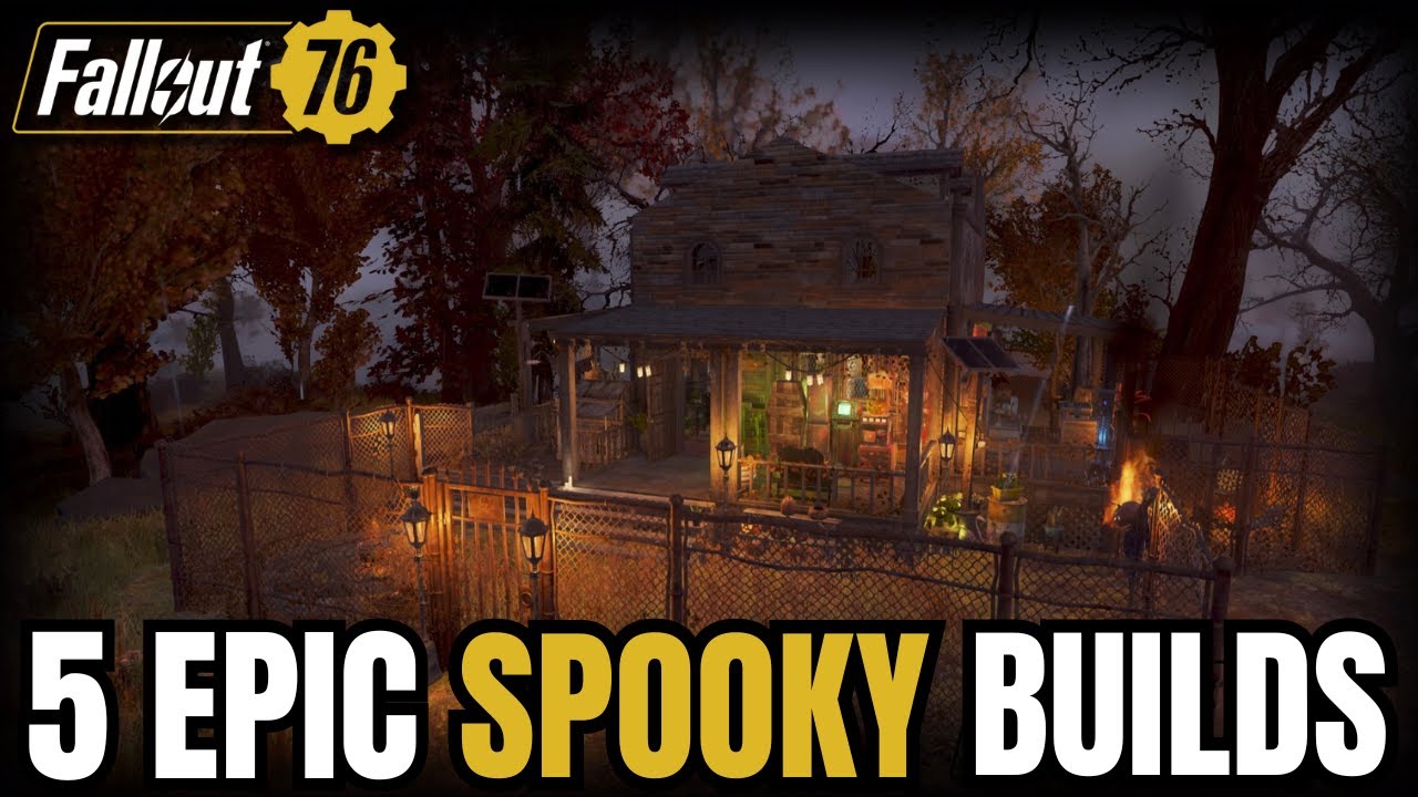 5 Spooky Fallout 76 Camp Builds We Found In The Wasteland! - YouTube