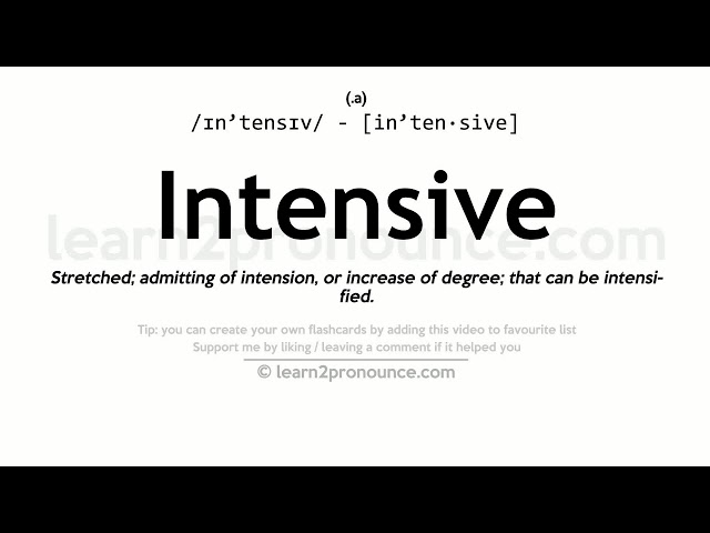 Intensively Meaning