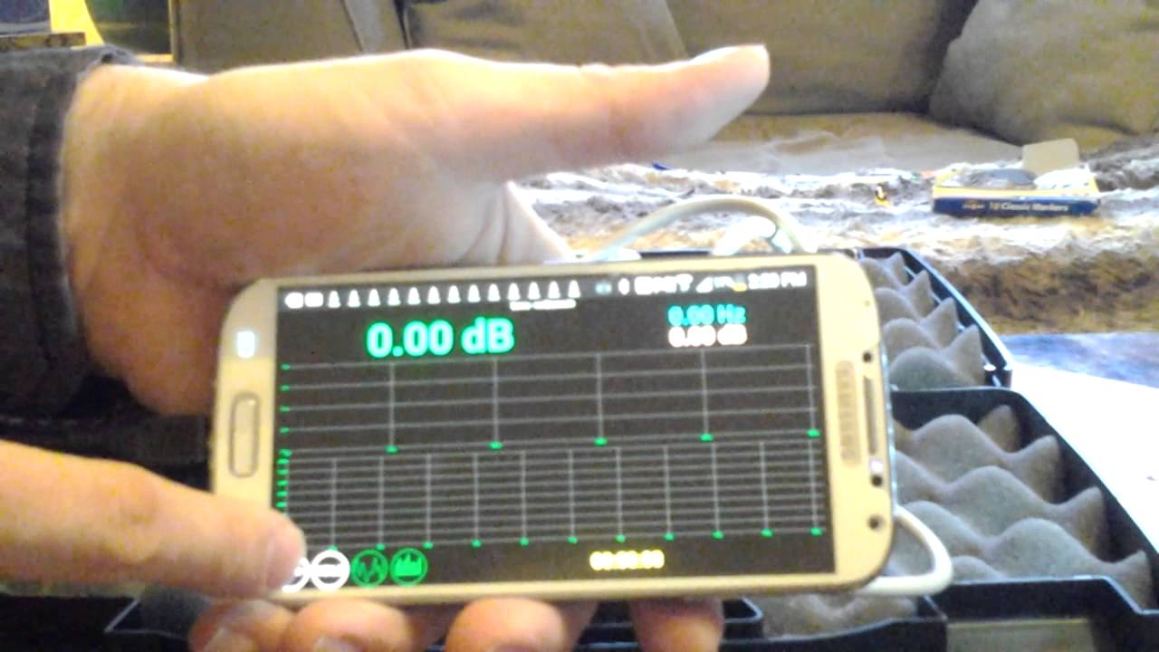 Spl Lab software in your pocket, running on an android phone - YouTube