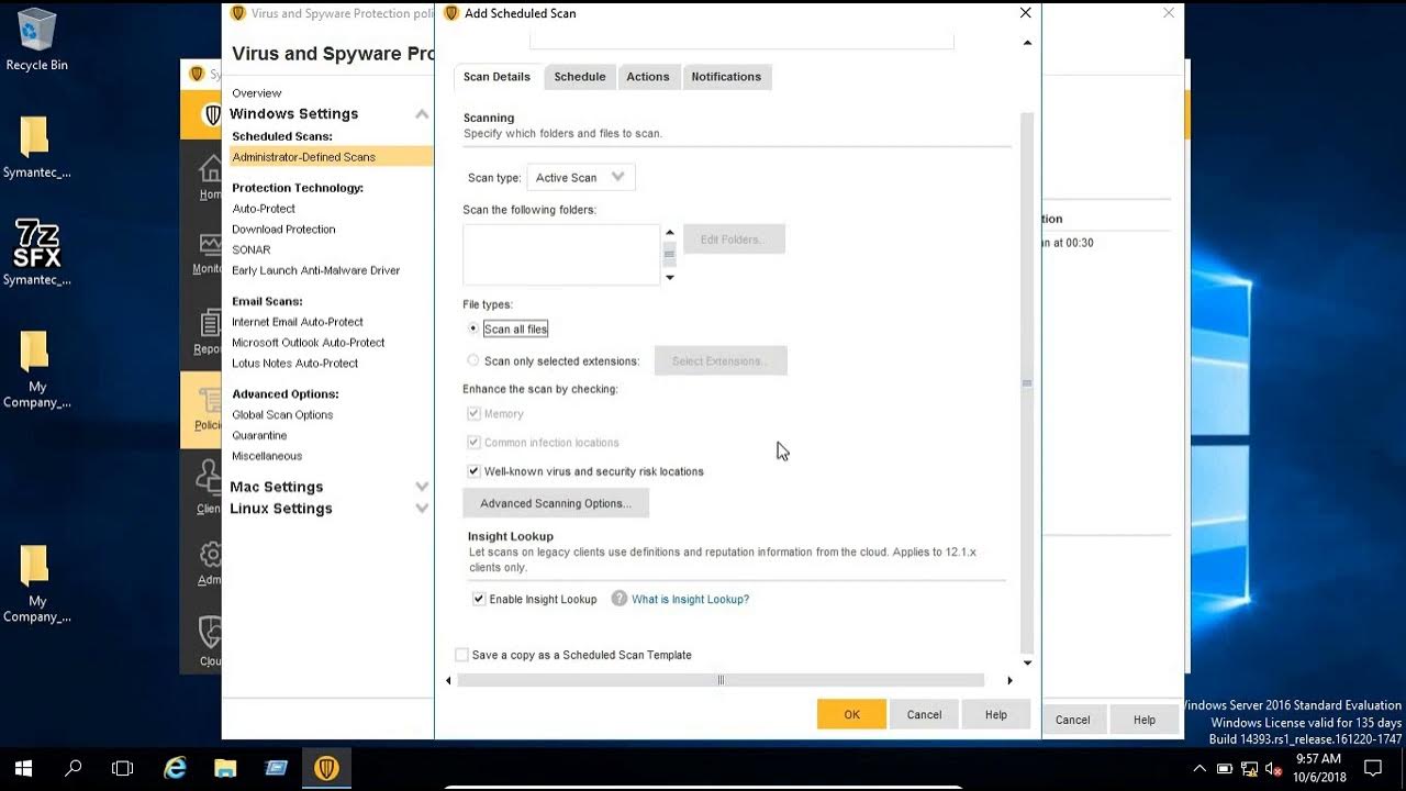 SYmantec End Point Protection policies settings - virus & spyware protection in Hindi - YouTube