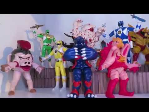 A New Power Rangers Toy Display Wall - YouTube