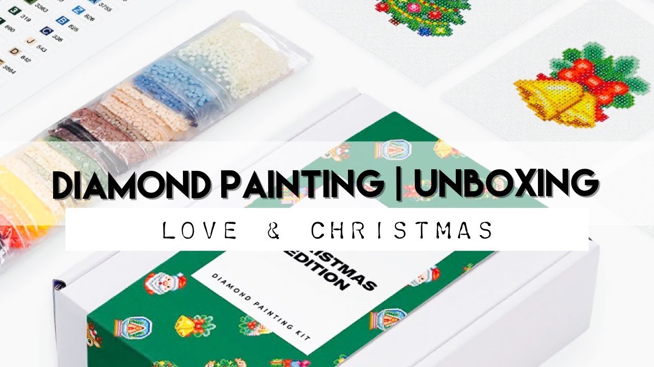 Diamond Painting Unboxing | PaintGem Christmas & Love - YouTube
