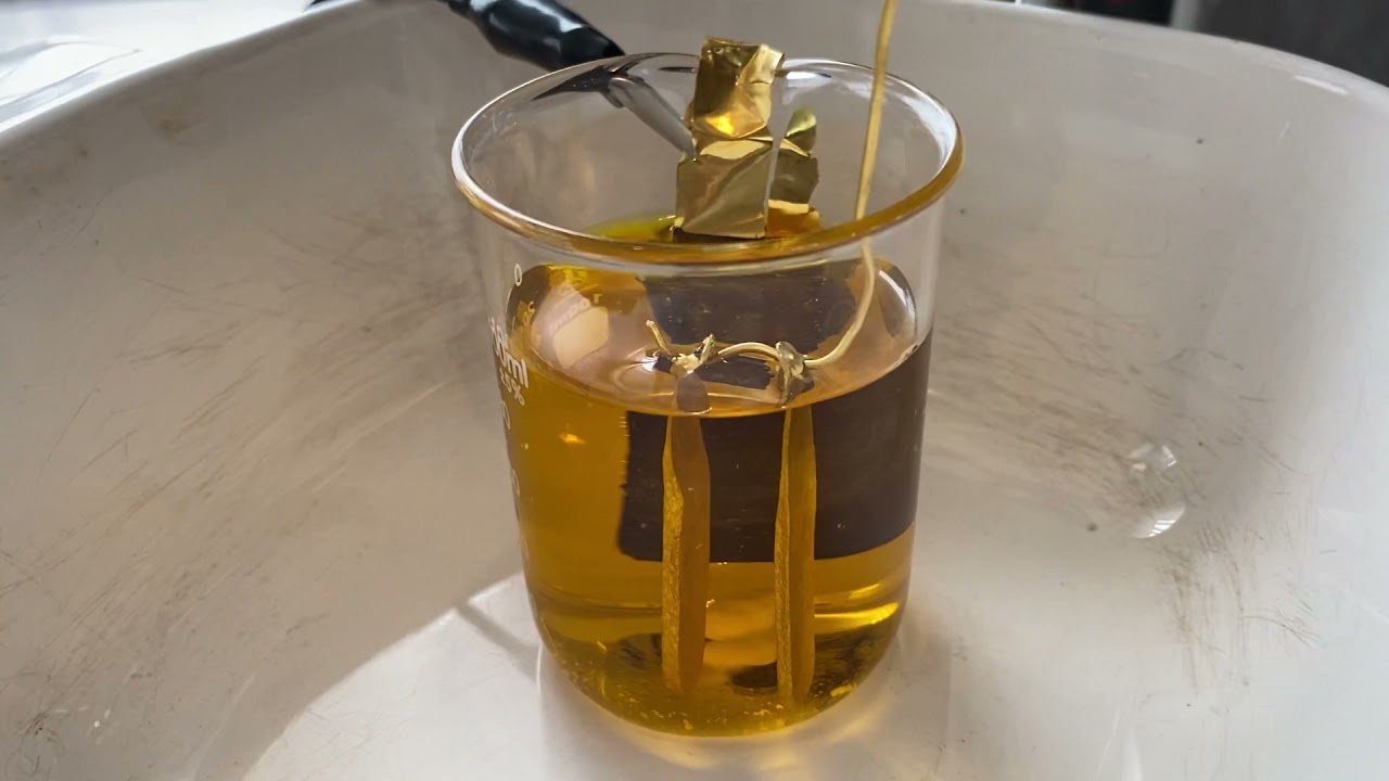 Gold refining to 9999 purity using Wohlwill process, gold electrolytic ...