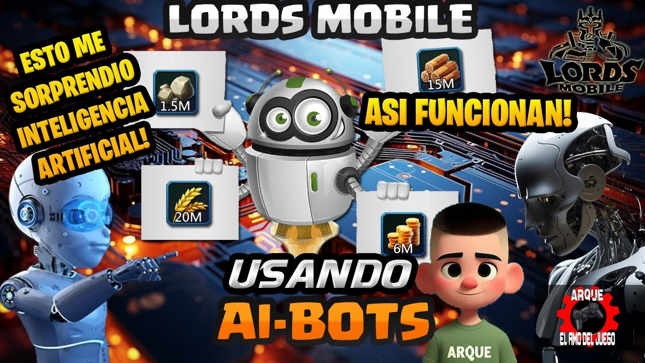 BOTS COMO FUNCIONAN LORDS MOBILE 🤖⚠️📵 - YouTube