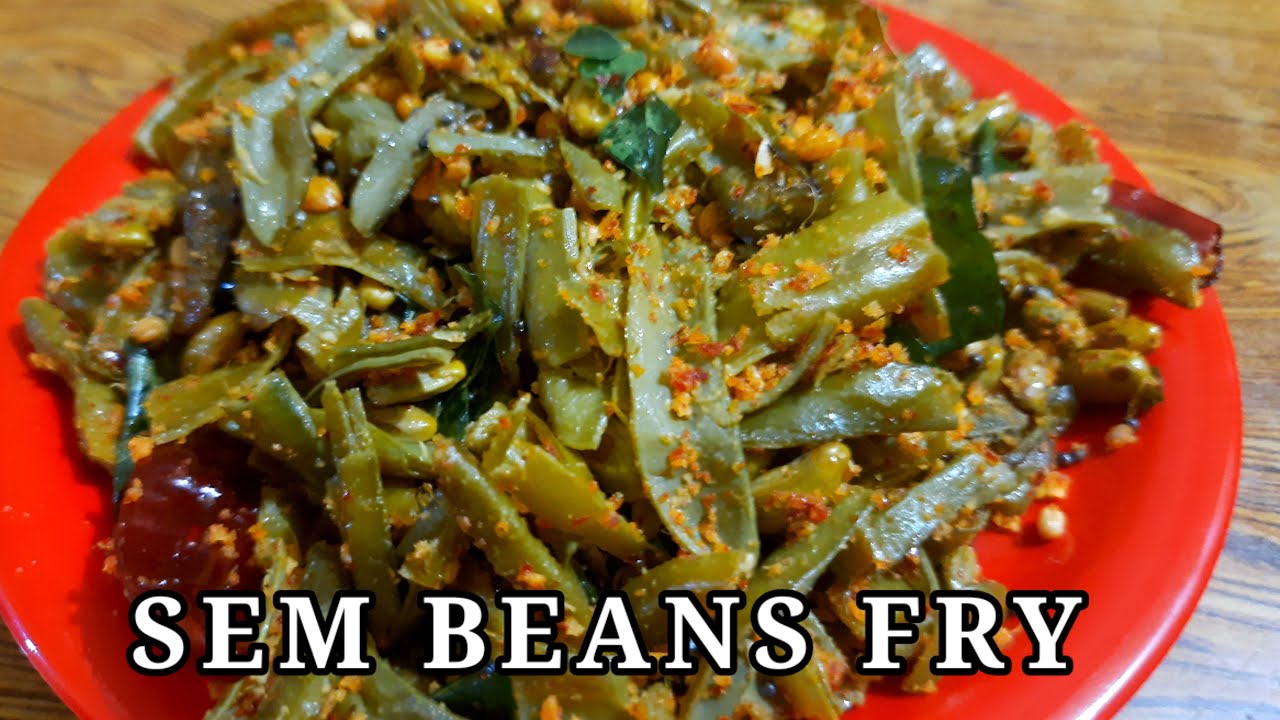 SEM BEANS FRY | INDIANCOOKING |#TASTYCOOKING - YouTube