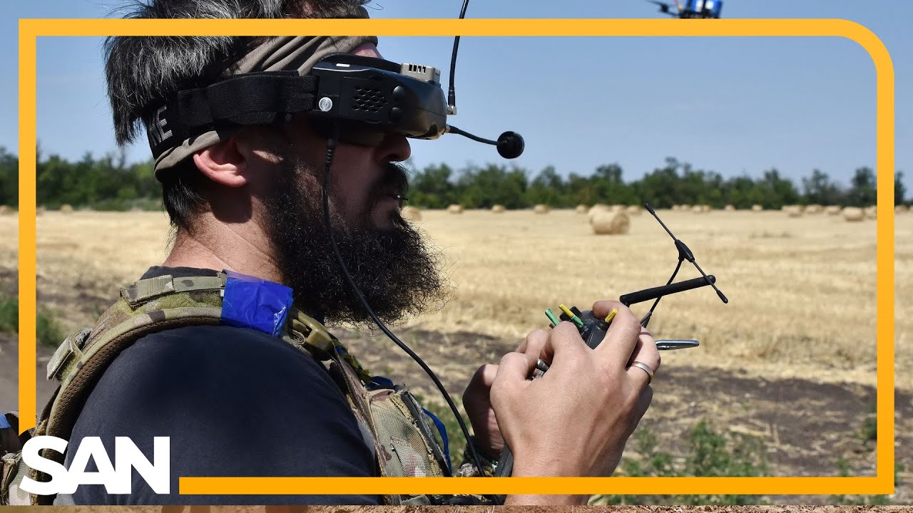 Ukraine drones now carry small cannons, fiber-optic cables - YouTube