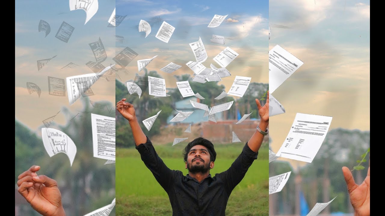 Fly Paper Photoshop Manipulation l Levitation Photo Effects Tutorial l ...