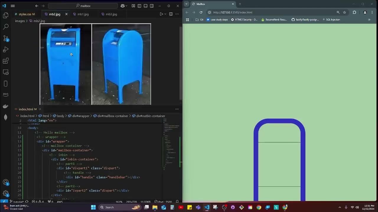 CSS + HTML - Mailbox (Source Code in description) - YouTube