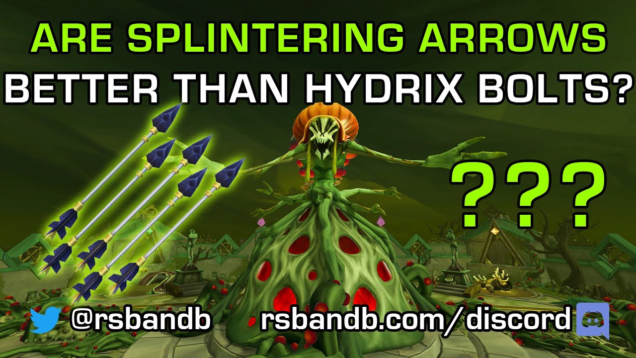 Are Splintering Arrows Better than Hydrix Bolts? - YouTube