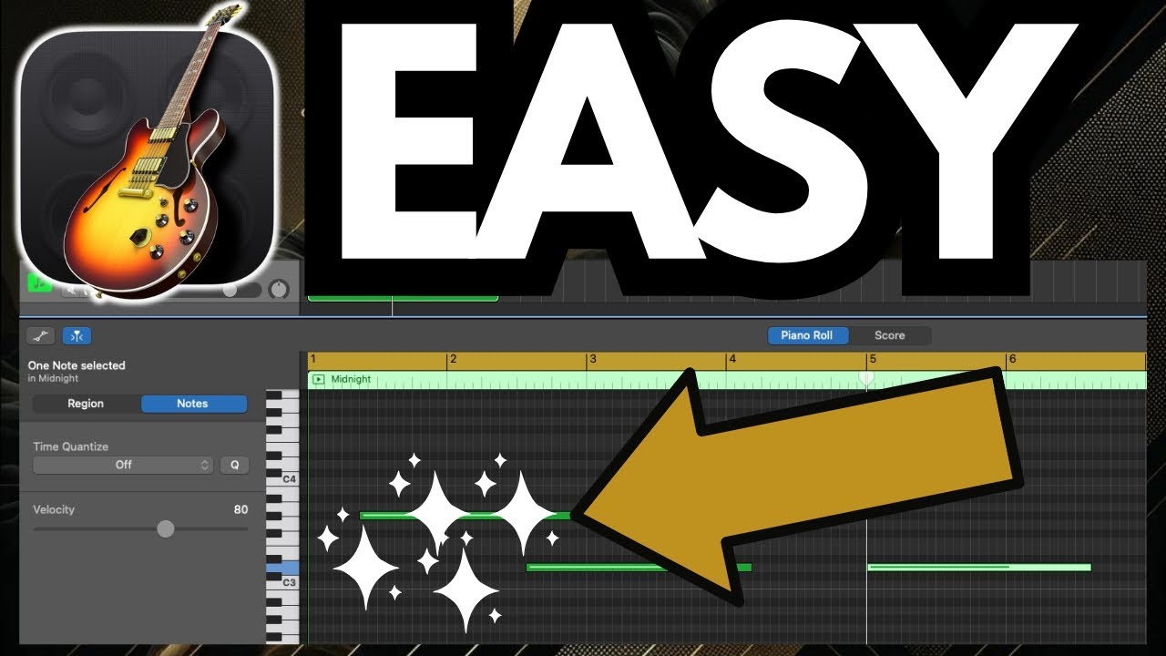 How To Draw Notes in GarageBand - YouTube