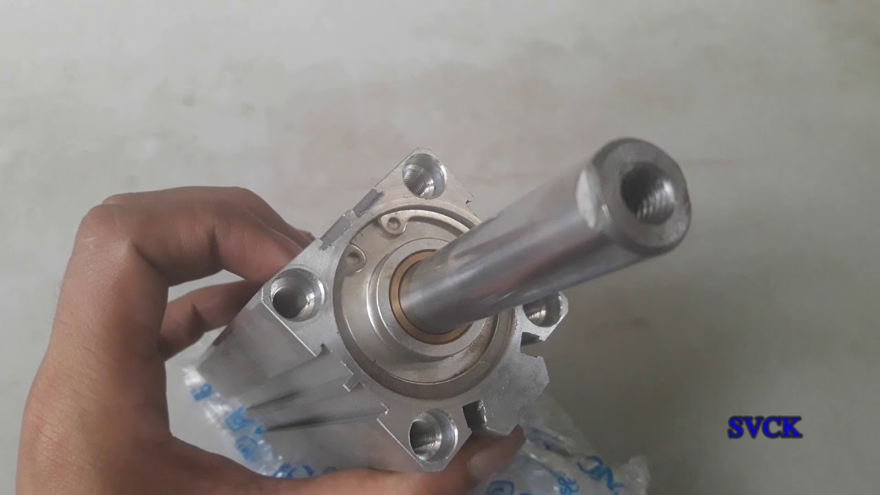 Khám phá xylanh khí nén hai đầu| xylanh khí tác động kép| xylanh khí 2 ...