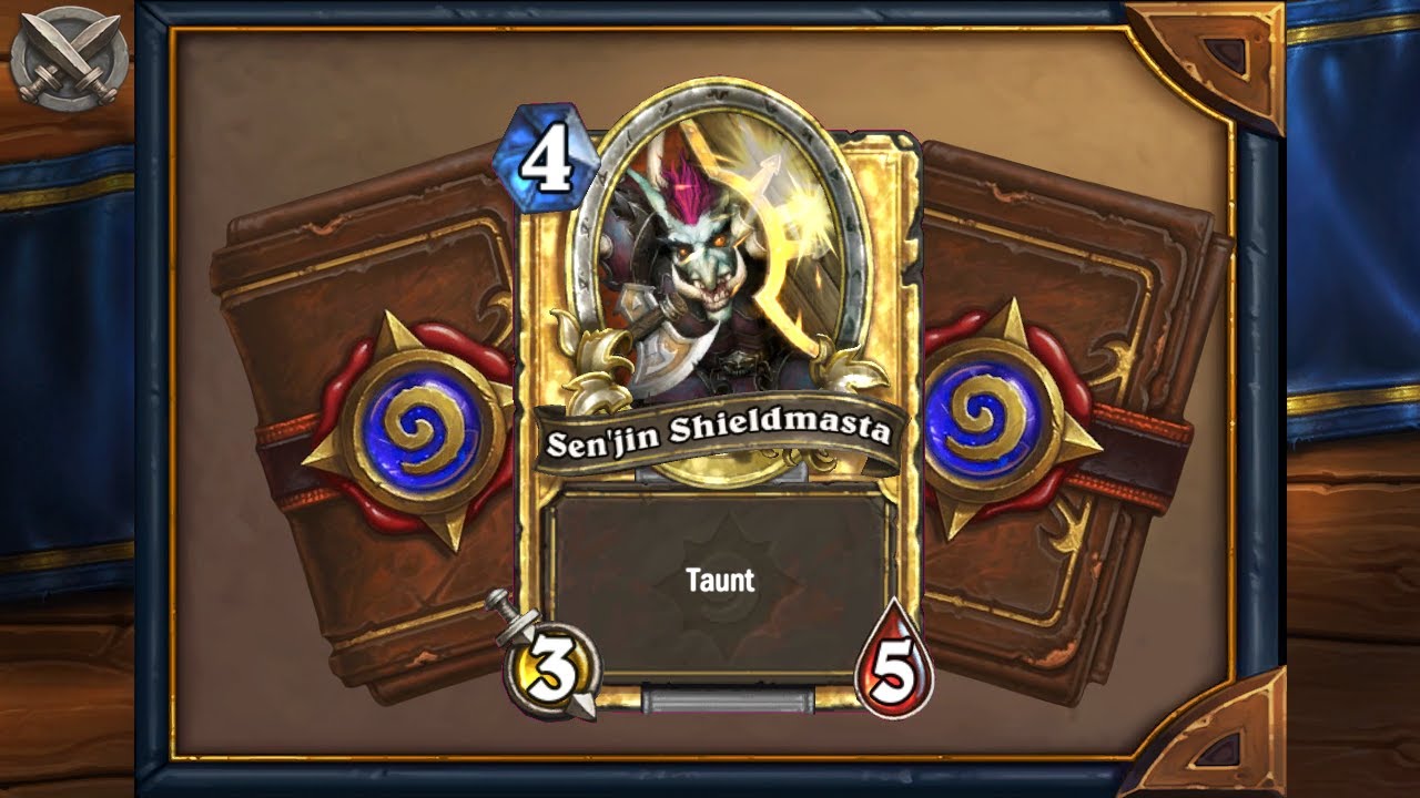 Hearthstone - Card Sounds | Classic - Sen'jin shieldmasta - YouTube