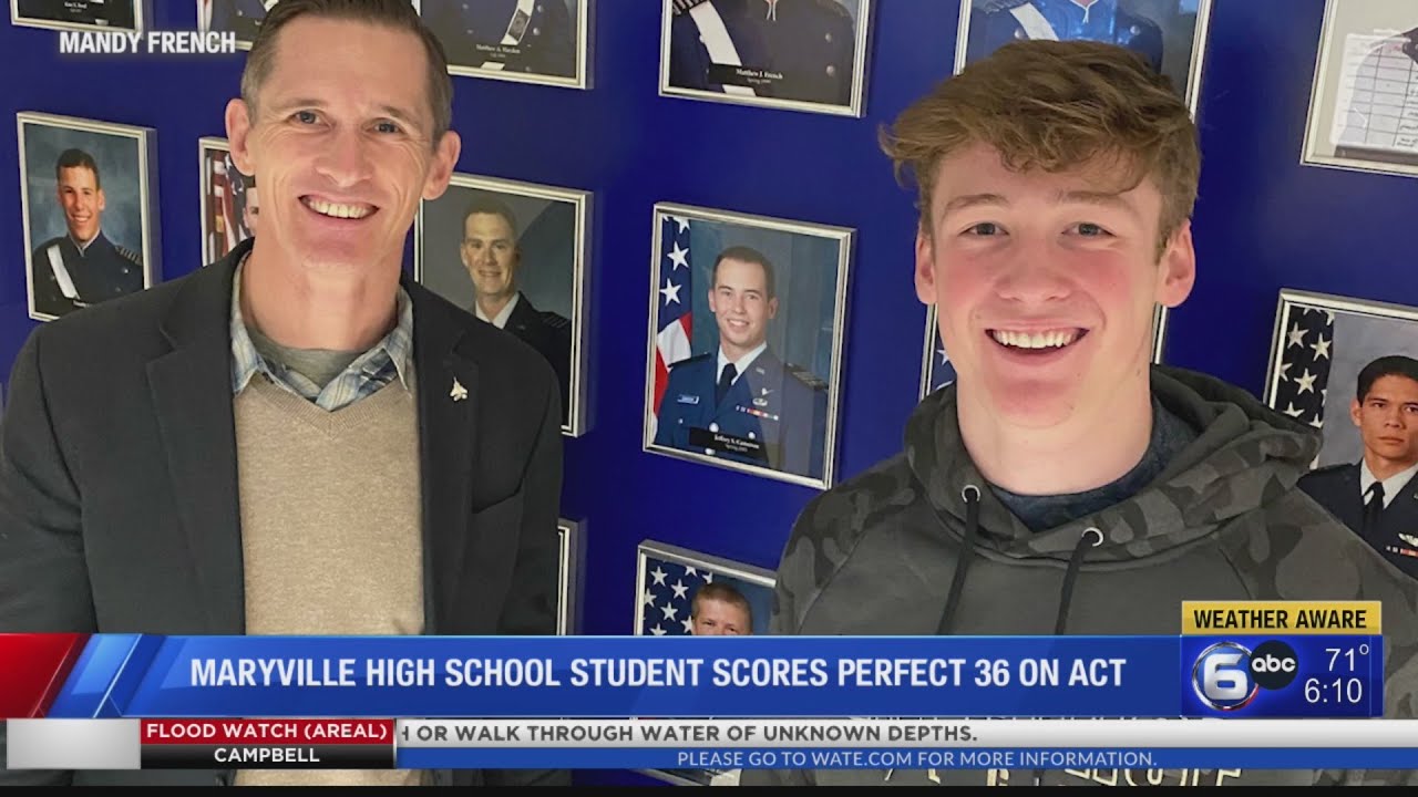 Maryville High School student scores perfect 36 on ACT - YouTube