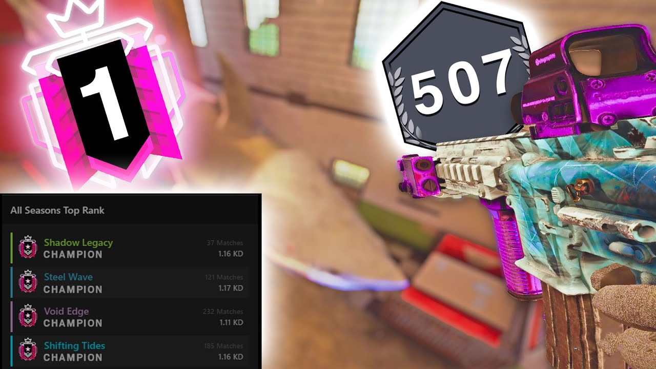 Level *500* Champion Player - Rainbow Six Siege Shadow Legacy - YouTube