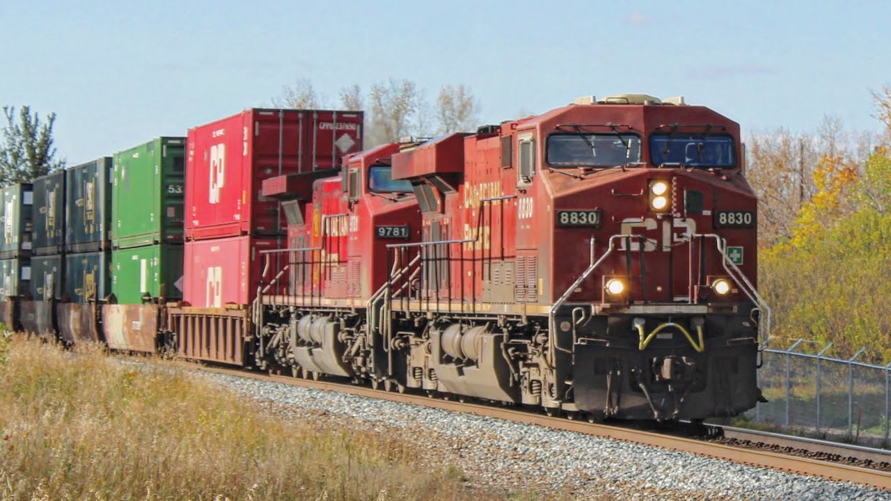 RARE! CP Stack train with CN 3336 ZERO Sticker unit and another CN at ...