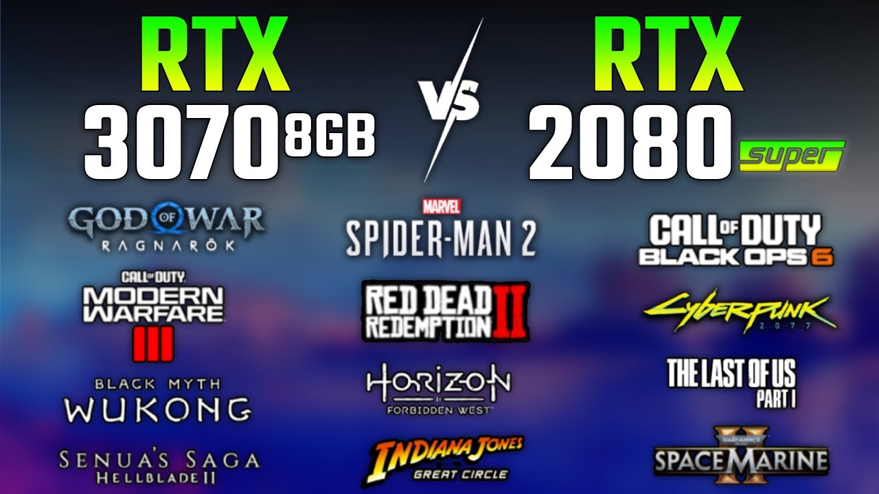 RTX 3070 vs RTX 2080 SUPER in 2026 | Test in 12 Games | 1440p - YouTube