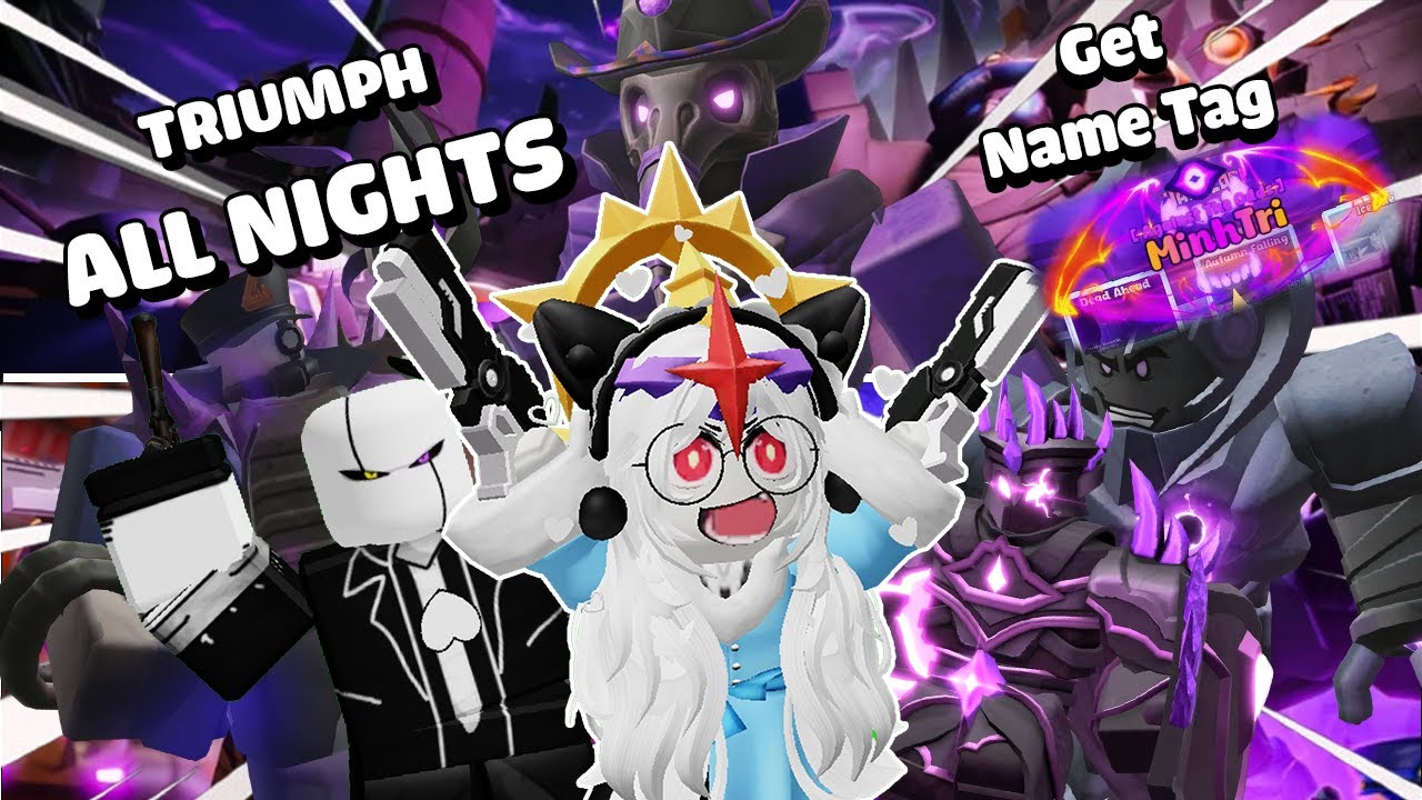 [Halloween Event TDS] - Triumph All Nights Badge - Get Name tag ...