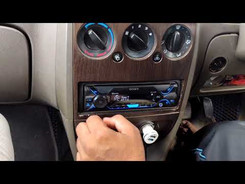 How to connect mobile with Tata Indigo SONY music system car stereo with Android Mobile easily.