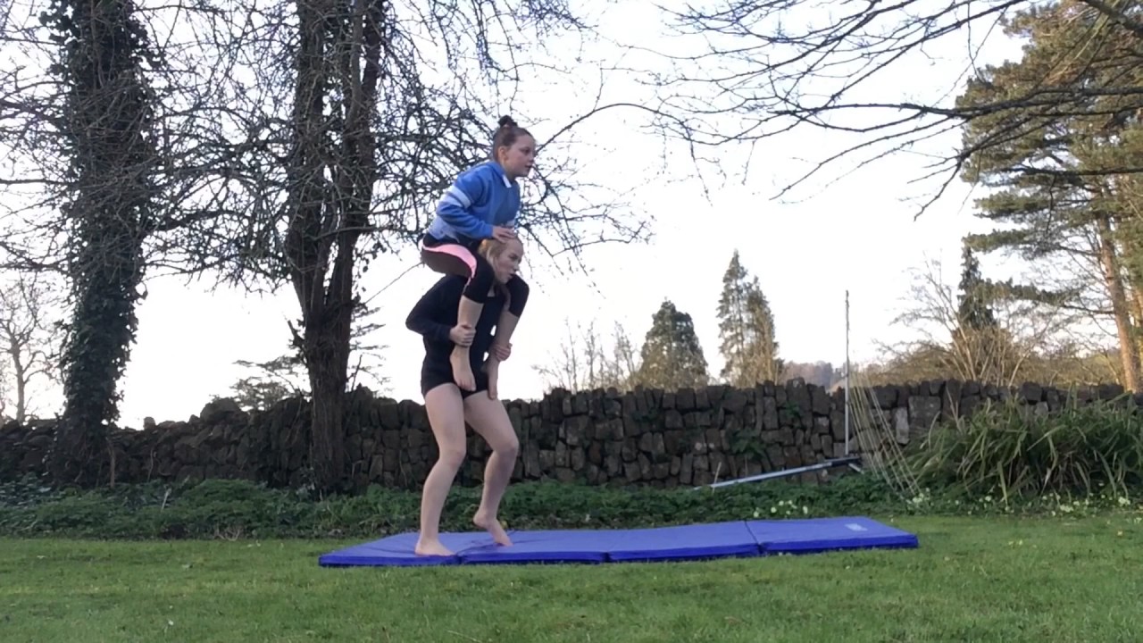 1/2/3 Person Acro Stunts - YouTube