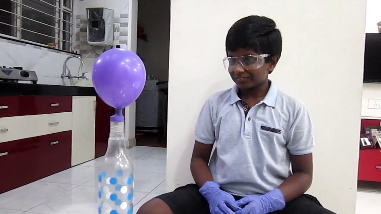 Acid Base Reactions The Bottle Balloon Inflation - YouTube