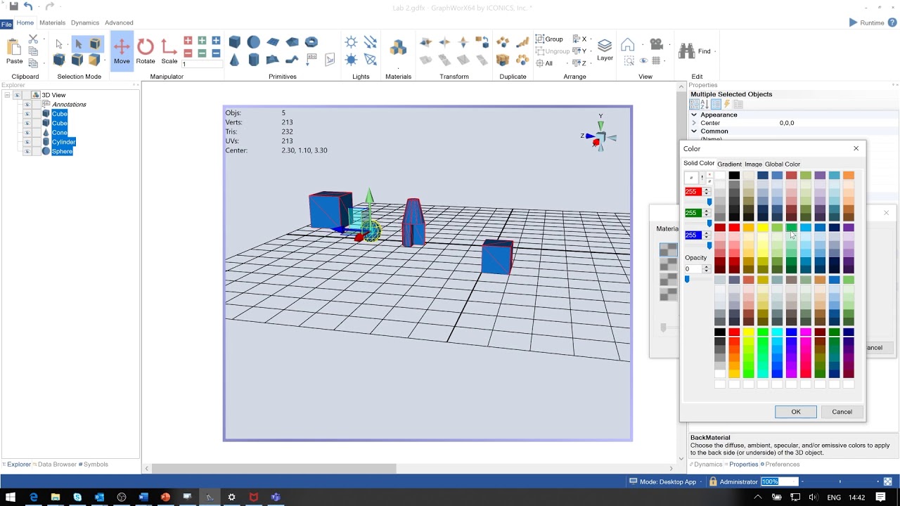 Iconics GraphWorx 3D Graphic 2 Designing Within a 3D Viewer - YouTube
