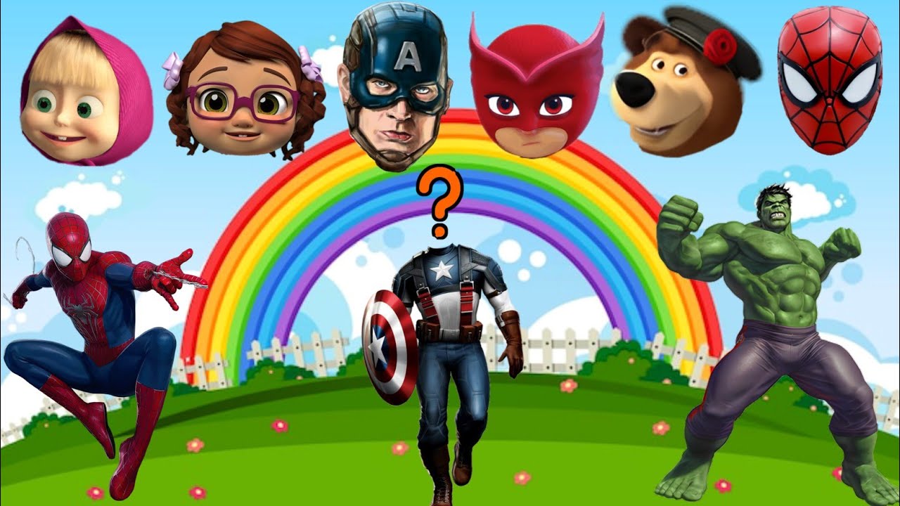 WRONG HEAD, MATCH THE HEAD, Rafadan Tayfa, GizgiFilm, Masha, Kapitan ...