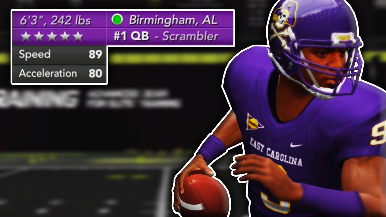 Committing a NEW 5-Star Scrambling Quarterback | NCAA 14 Ultra Rebuild ...