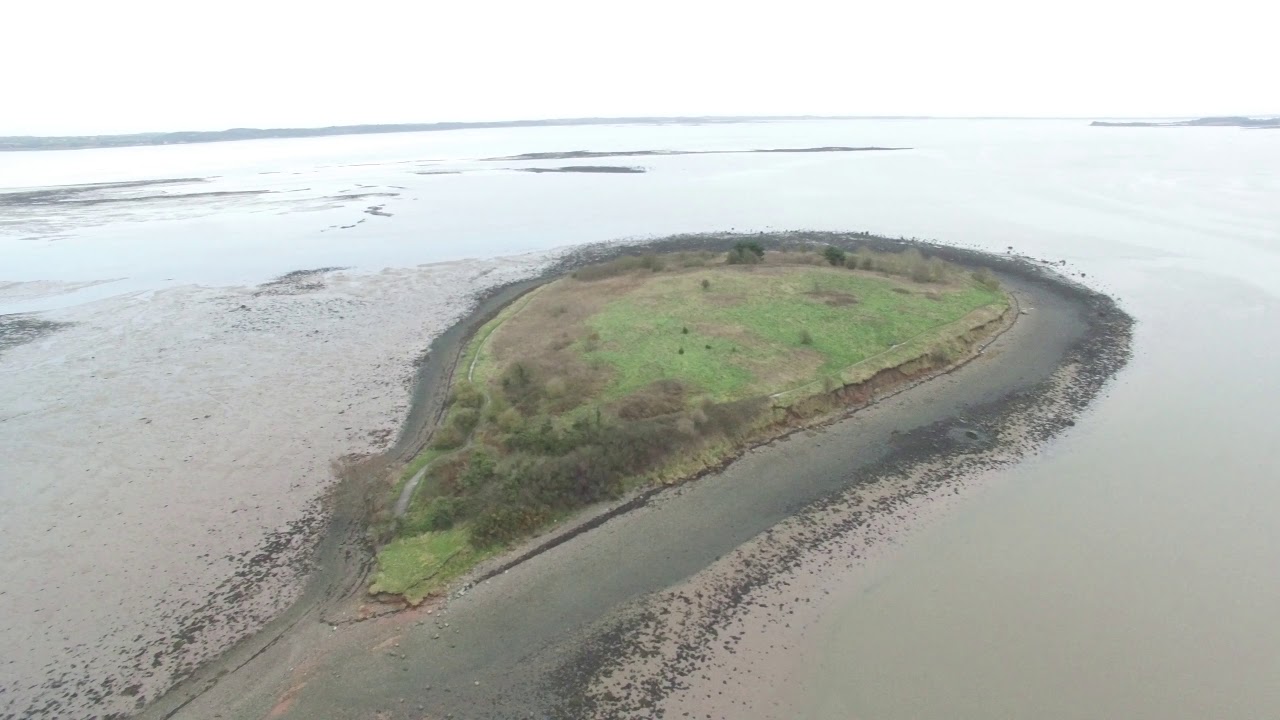 Aerial View of Island Hill Newtownards (4K) - YouTube